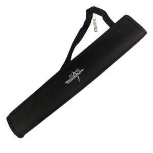 sas archery side tube quiver with belt clip (black)