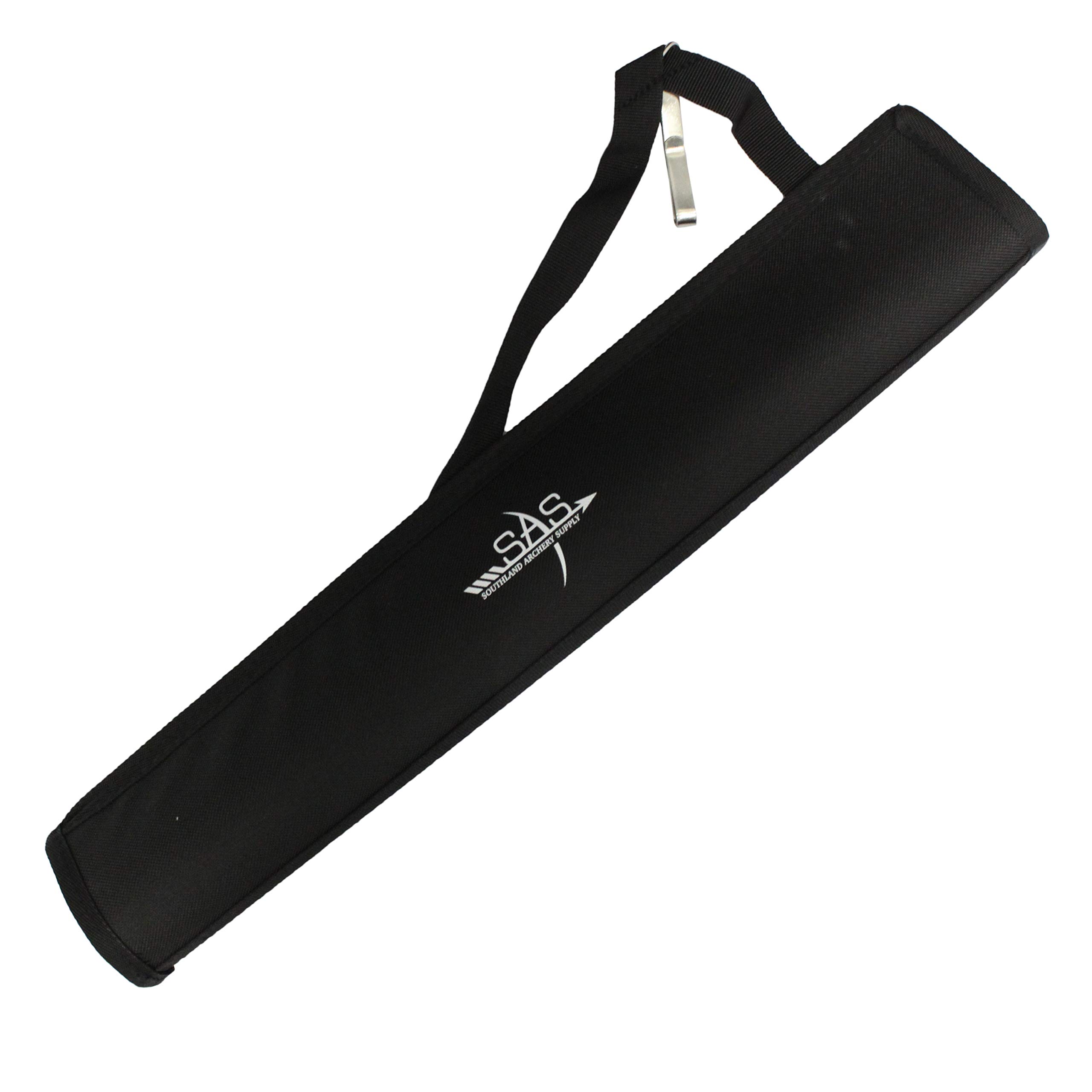 SAS Archery Side Tube Quiver with Belt Clip (Black)