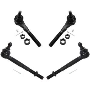 Detroit Axle - 12pc Front End Suspension Kit for 2WD Ford Expedition F-150 F-250 Navigator 2 Upper Control Arms 2 Lower Ball Joints 2 Sway Bars 4 Tie Rods Outer & Inner 2 Pitman Idler Arms Replacement