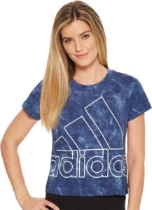 adidas sport id slim tee noble indigo lg