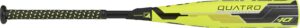 rawlings quatro 10 usssa series bat, yellow/black, 30"/20 oz