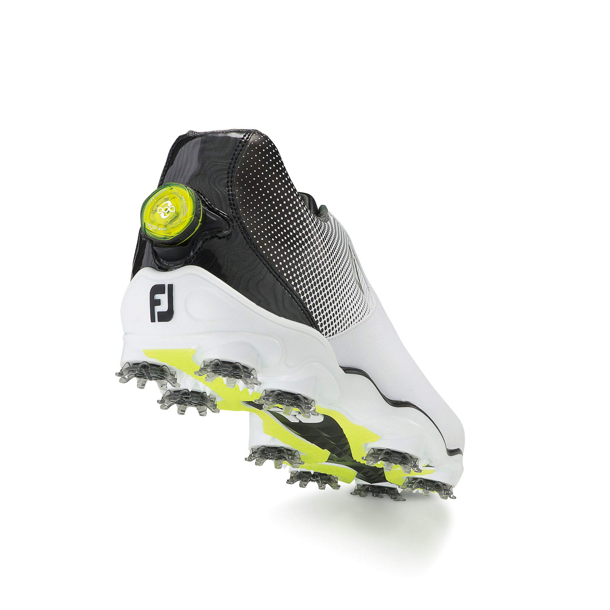 FootJoy Men's D.N.A. Helix Boa-Previous Season Style Golf Shoes White 12 M Black, US