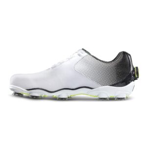 FootJoy Men's D.N.A. Helix Boa-Previous Season Style Golf Shoes White 12 M Black, US