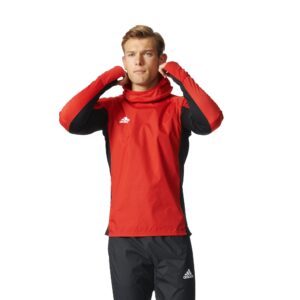 adidas Tiro 17 Warm Top - Adult - Scarlet/Black/White - M