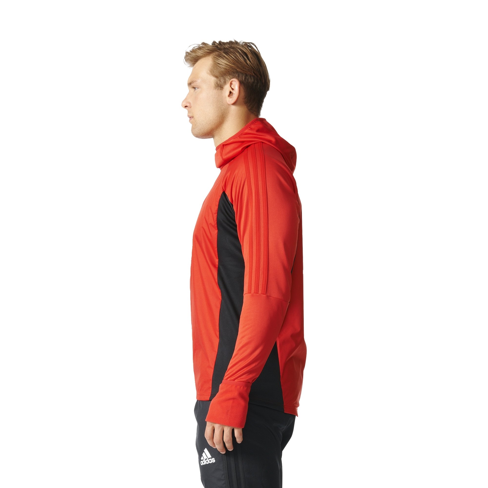 adidas Tiro 17 Warm Top - Adult - Scarlet/Black/White - M