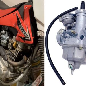 Carb Replace for Honda CRF150F Carburetor 2003 2004 2005 2006 2007 2008-2014 Performance Carb With Throttle Cable CRF150F (Carburetor & Throttle Cable X 1)