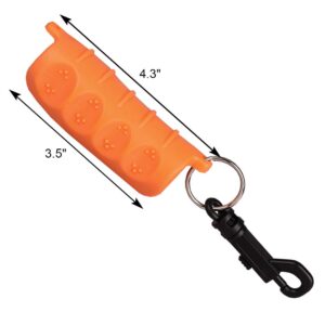 KRATARC Archery Arrow Puller Target Remover Gripper with Belt Clip (Orange)