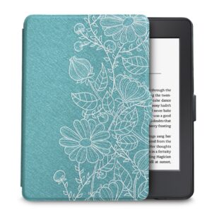 walnew case for 6” kindle paperwhite 2012-2017(model no.ey21 or dp75sdi) - pu leather case smart protective cover only fits old generation kindle paperwhite prior to 2018