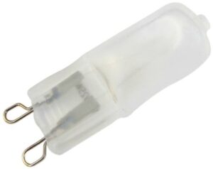 ctkcom t4 g9 50w halogen light bulbs(10 pack)- frosted halogen bulbs g9 bi-pin base 120volt 50watt light lamp bulbs,10 pack