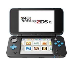 new nintendo 2ds xl - black + turquoise