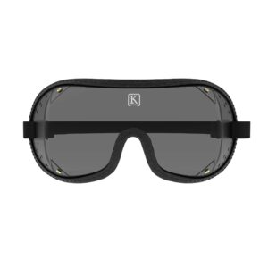 Kroop's Boogie Goggles - Lightweight Eye Protection for Active Lifestyles. Black/Tinted