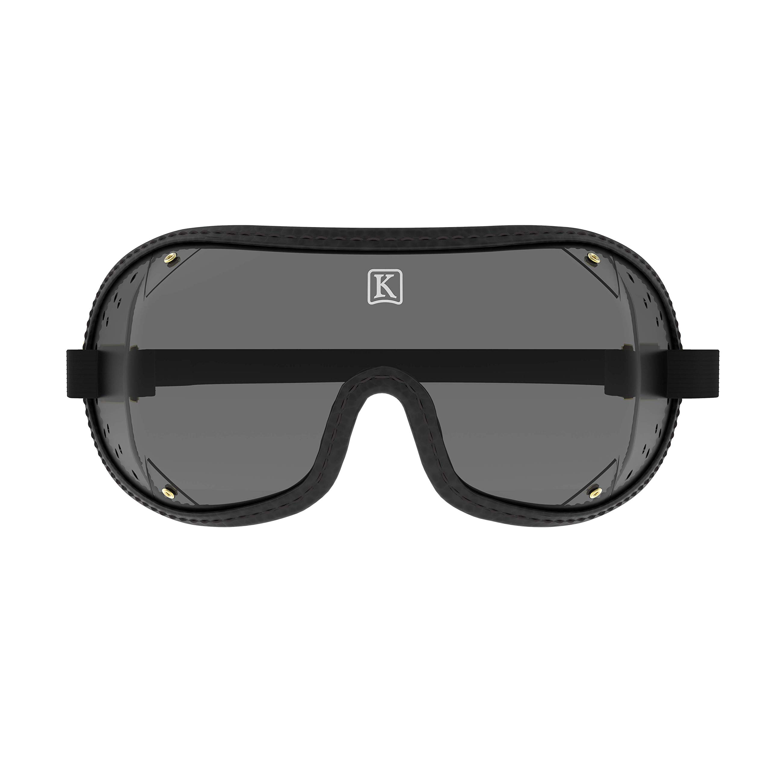 Kroop's Boogie Goggles - Lightweight Eye Protection for Active Lifestyles. Black/Tinted