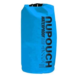 Nupouch Waterproof Dry Bag for Camping, Beach, Kayaking, Boating & outdoor Activities, 20 L, Light Blue