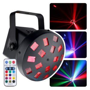 dragonx mushroom rgb party light – dynamic led disco ball light for home and party ambience, dj light and club lighting, christmas decoration