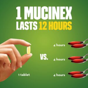 Mucinex DM Maximum Strength 12-Hour Expectorant and Cough Suppressant Tablets, 42 ct (Pack of 4)