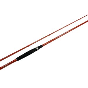 Carrot Stix Collapsible 2 Piece Spinning Wild Wild Orange Giant Size Salmon Steelhead Fishing Rod (10' 0" Medium Heavy)