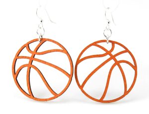 basketball earrings