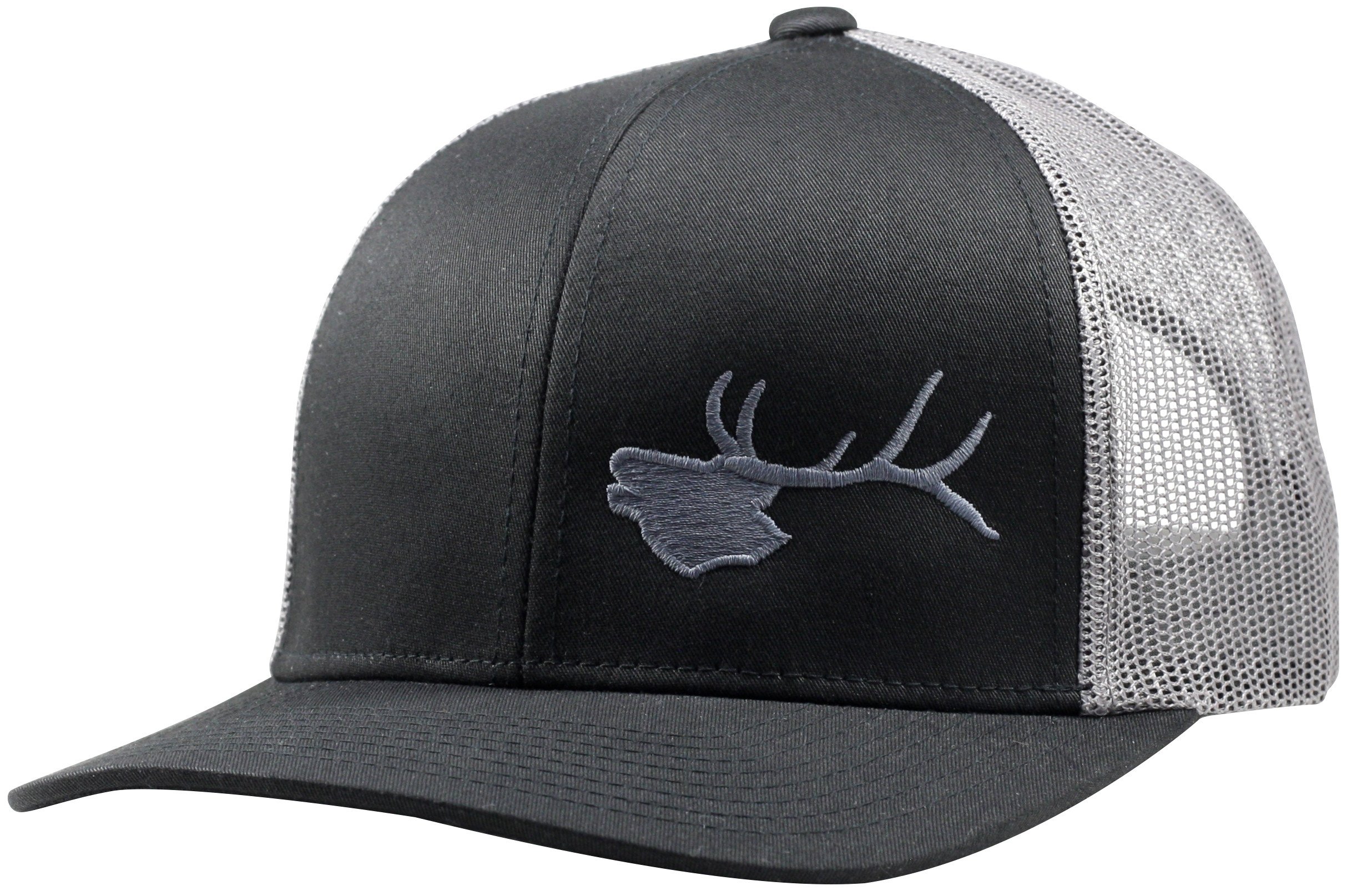 LINDO Trucker Hat - Bugling Elk (black/graphite)