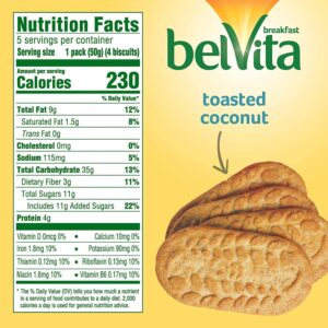 Belvita Breakfast Biscuits, Golden Oat Flavor, 8 Pack (4 Biscuitsper Pack), 1Count (Pack Of 8)