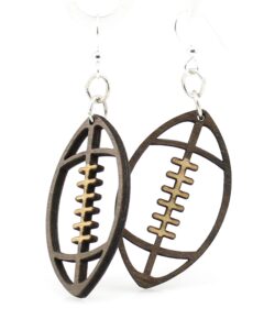 football earrings