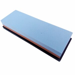 nuzamas premium knife sharpening stone 2 side grit 240/800 whetstone kitchen knife sharpener waterstone non-slip base