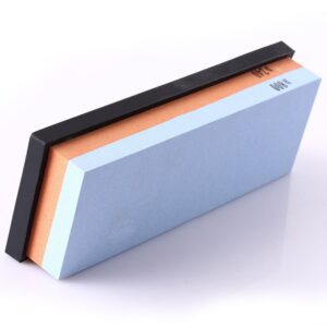 NUZAMAS Premium Knife Sharpening Stone 2 Side Grit 240/800 Whetstone Kitchen Knife Sharpener Waterstone Non-Slip Base