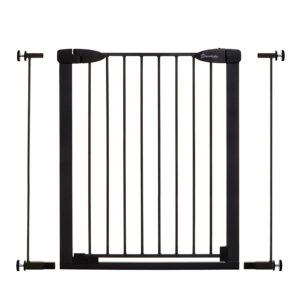 dreambaby boston extra tall auto close gate with ezy check indicator - black