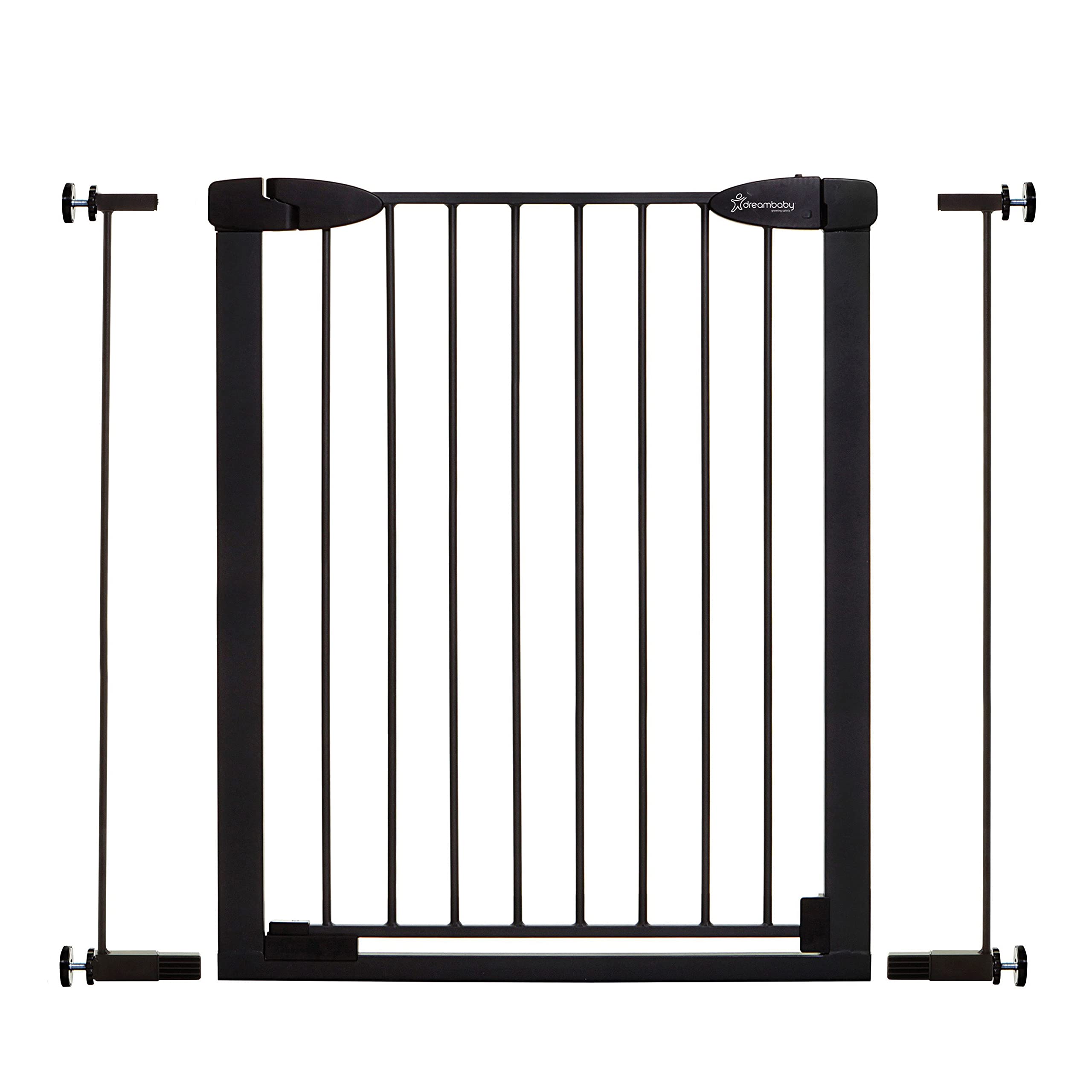 Dreambaby Boston Extra Tall Auto Close Gate with Ezy Check Indicator - Black