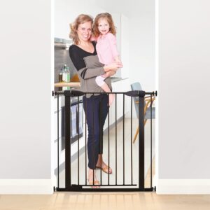 Dreambaby Boston Extra Tall Auto Close Gate with Ezy Check Indicator - Black