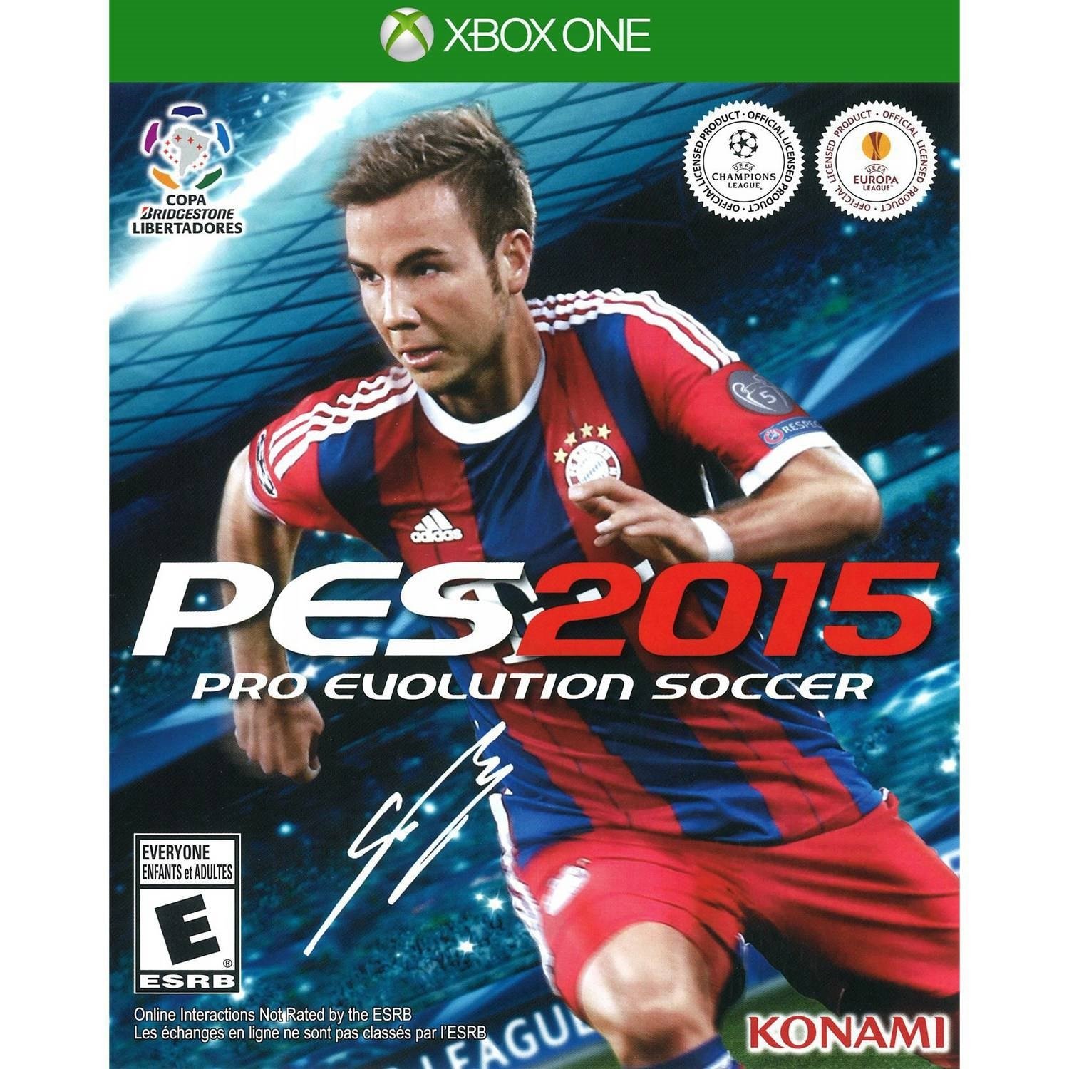 PES 2015 for Xbox One rated E - Everyone