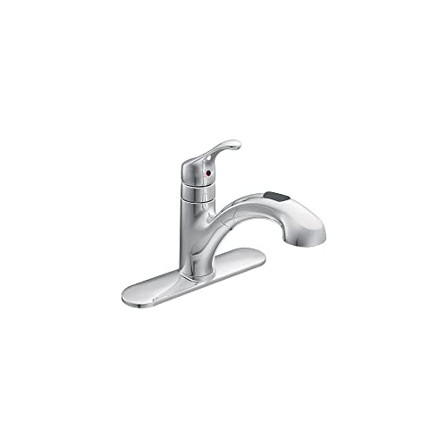 Moen Renzo One Handle Chrome Pull Out Kitchen Faucet