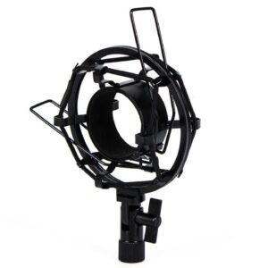 MXL Black Shock Mount, compatible with Neumann U87 Microphone