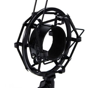 MXL Black Shock Mount, compatible with Neumann U87 Microphone