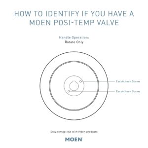 Moen T2312BN Belfield Posi-Temp Shower Trim Kit, Valve Required, Brushed Nickel