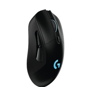 Logitech G703 Lightspeed Gaming Mouse with POWERPLAY Wireless Charging Compatibility, Black