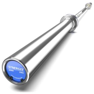 regional olympic 20kg men’s hard chrome barbell. rated 1500lbs for weightlifting and powerlifting.