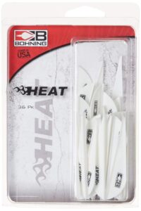 bohning 101036wh25 heat vane, 2.5 white, 36pk