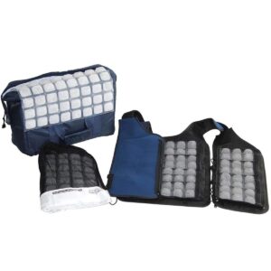 flexifreeze ice vest cooling kit - cooling vest with additional refill panel and travel cooler (personal zipper)