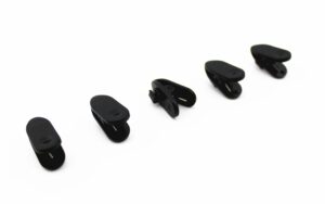 j k mic-j lapel microphone lavalier microphone headworn microphone clips plastic version x 5pcs