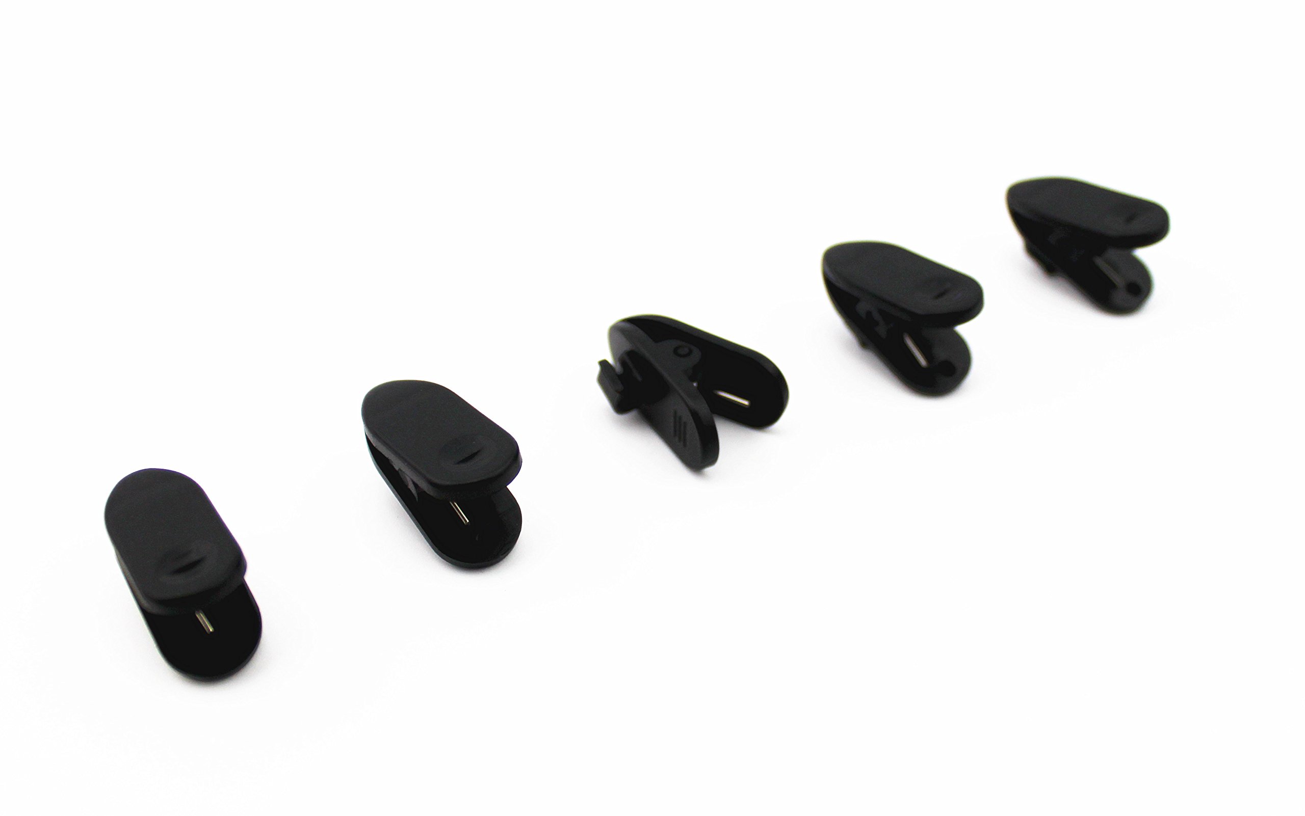 J K MIC-J Lapel Microphone Lavalier Microphone Headworn Microphone Clips Plastic Version X 5PCS