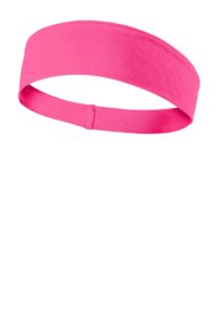 sport-tek posicharge competitor headband osfa neon pink