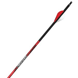 black eagle carnivore fletched arrows - .001" 6 pack - 350