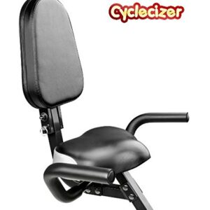 Cyclecizer Exercise Bike for Home Seniors Foldable Stationary Fitness Equipment Aerobic Pedal Exerciser