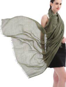 kolumb premium women extreme soft scarf wrap shawl for any season, super size, rich color choice