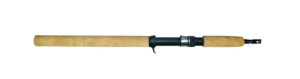 okuma cq-c-862mha connoisseur steelhead casting rod, 8'6" length, 2 piece, 8-20 lb line rate, 3/8-1 oz lure rate, medium/heavy power, black