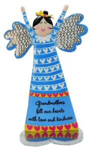 cathedral art (abbey & ca gift grandmothers angel figurine, multi 5 inches