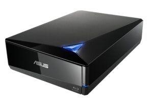 asus powerful blu-ray drive with 16x writing speed and usb 3.0 for both mac/pc optical drive bw-16d1x-u