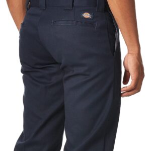 Dickies mens Flex Work Slim Straight Fit Pants, Dark Navy, 30W x 34L US