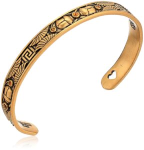 alex and ani women's scarab cuff bracelet, rafaelian gold