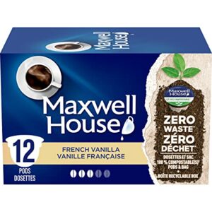 maxwell house, french vanilla coffee, keurig k-cup pods, 12 pods, {imported from canada}